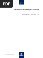 LTE S6a/S6d Interface Guide | PDF | Data Transmission | Network Protocols