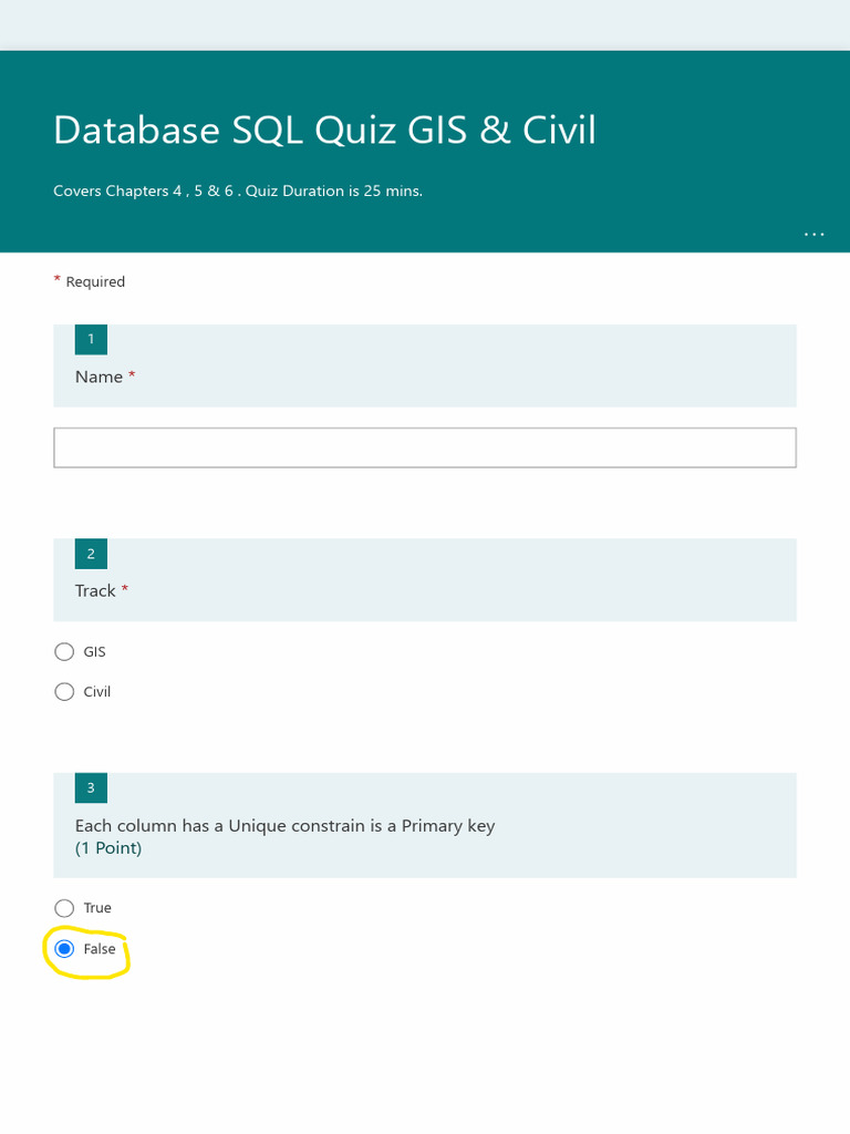 Database Exam 1 Solution | PDF | Data Model | Sql