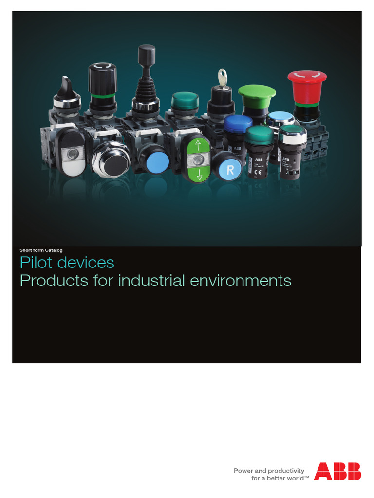 Pilot Devices | PDF | Electrical Components | Electrical Equipment