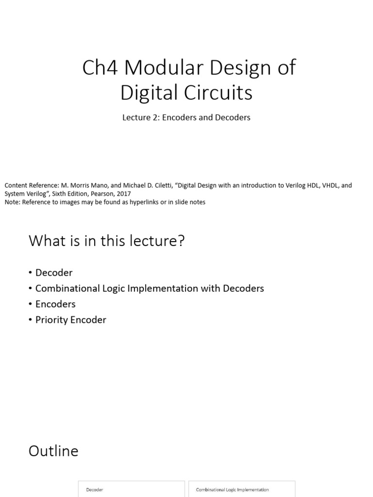 L2 Encoders and Decoders | PDF | Logic Gate | Electronic Circuits