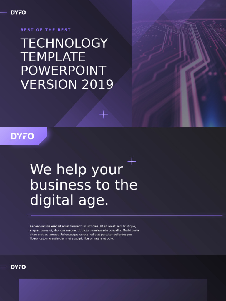 (9slide) Technology Template | PDF