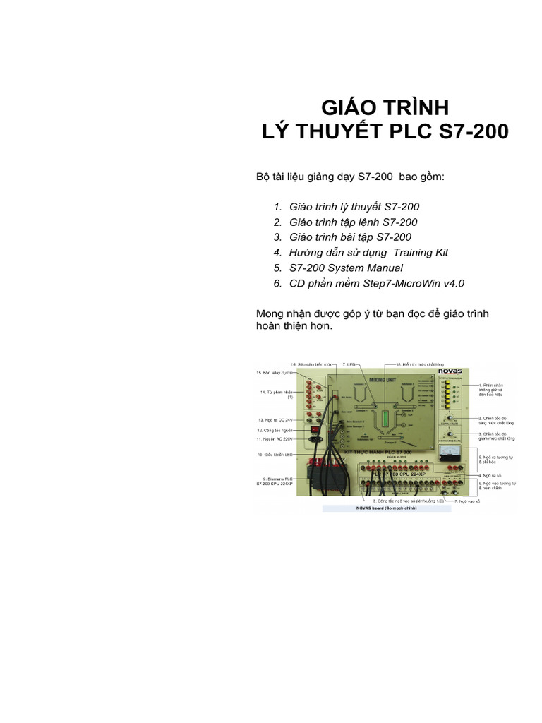 Giao Trinh Ly Thuyet S7-200 | PDF