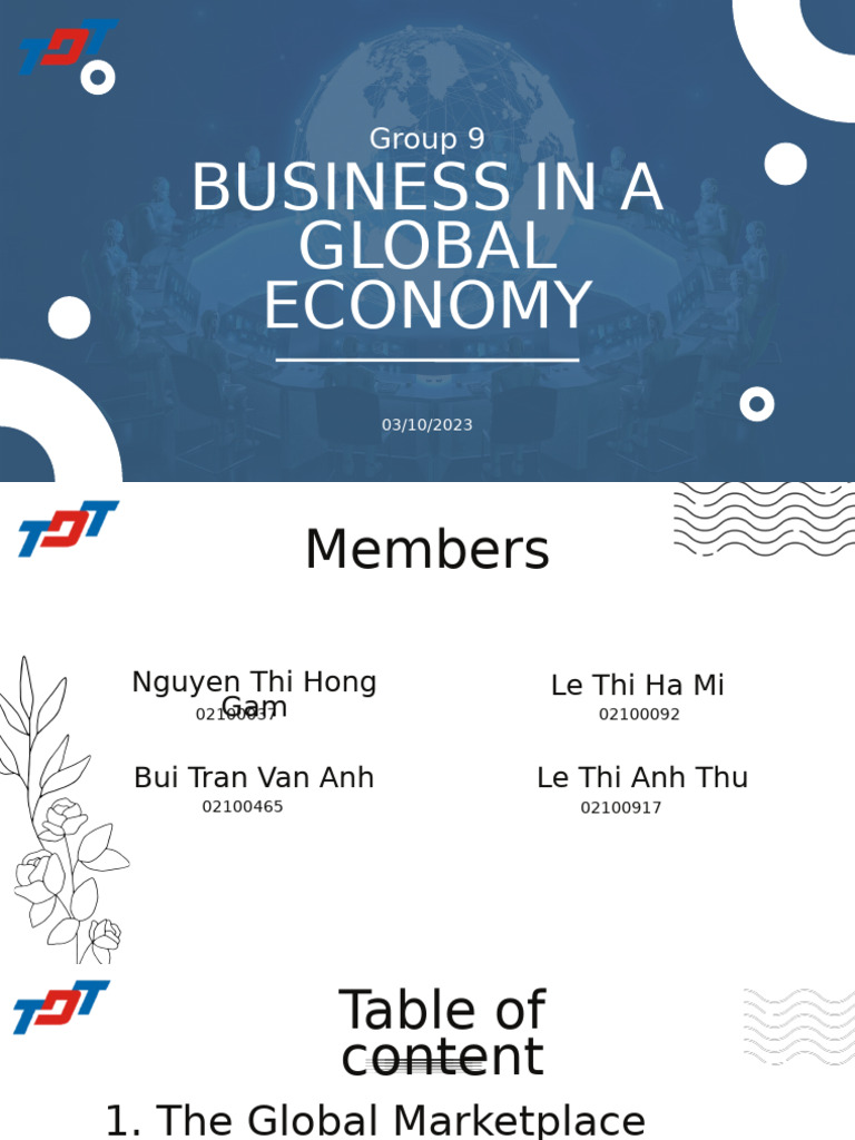 Chapter 10 Business in A Global Economy | PDF | Free Trade | Protectionism