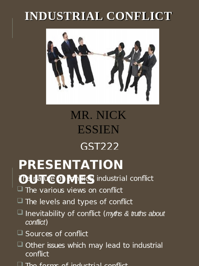 Industrial Conflict | PDF | Conflict Resolution | Mediation