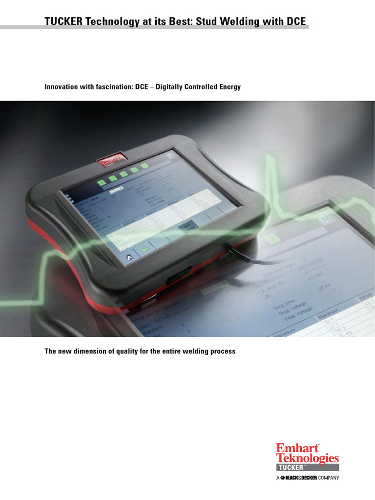 Tucker Technology at Its Best Stud Welding With Dce | PDF | Welding | Construction