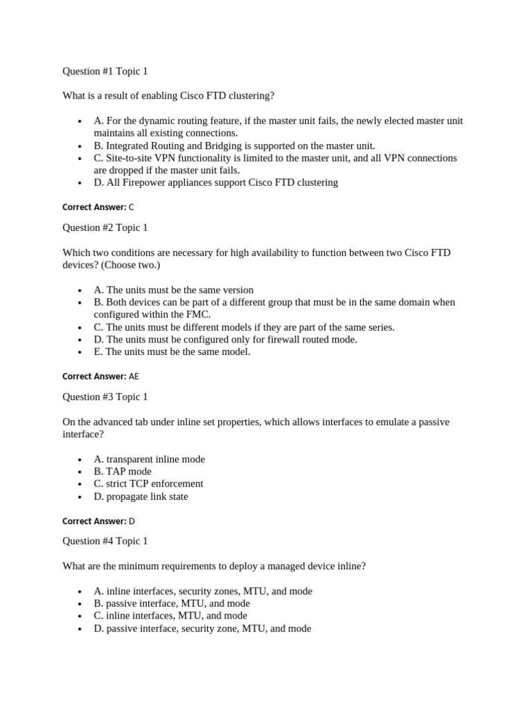 ExamTopics 300-710 Questions and Answers | PDF | Computer Network | Ip ...