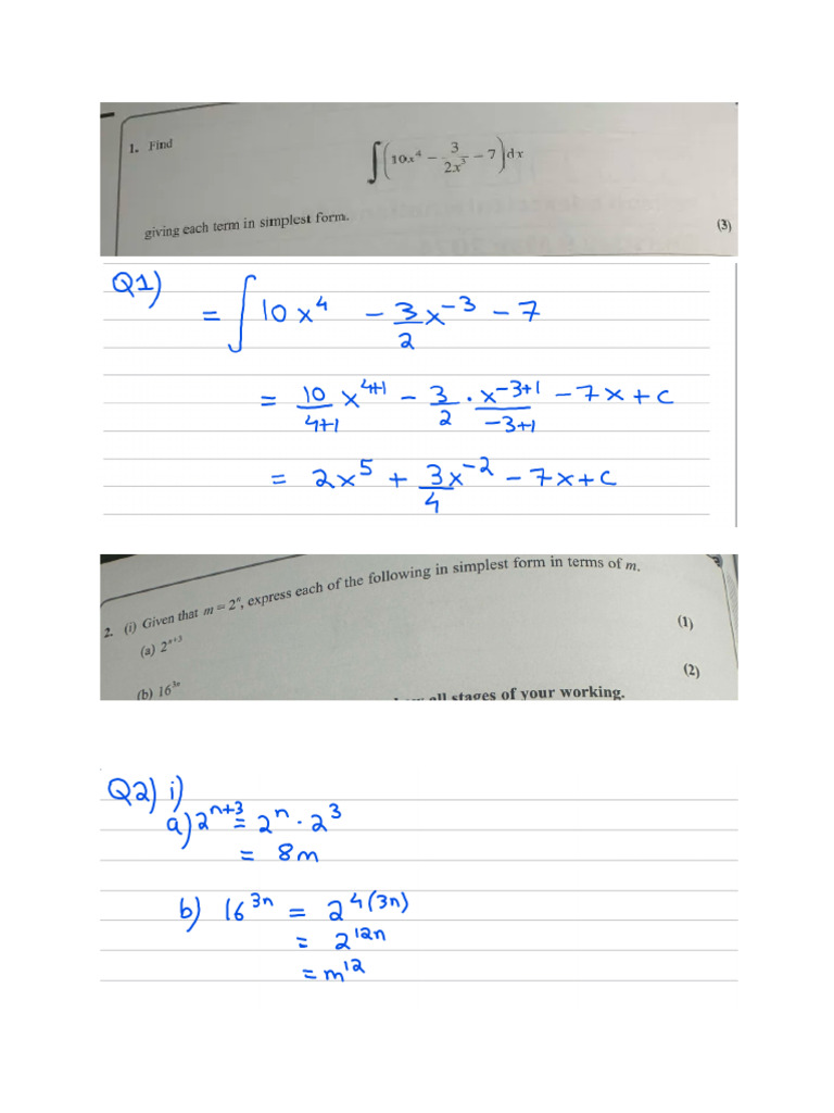 Edexcel_P1_Solved_Paper | PDF