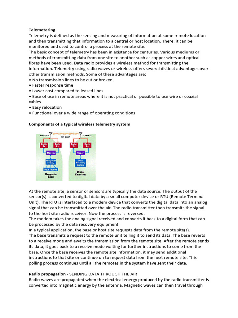 Telemetering | PDF | Antenna (Radio) | Radio
