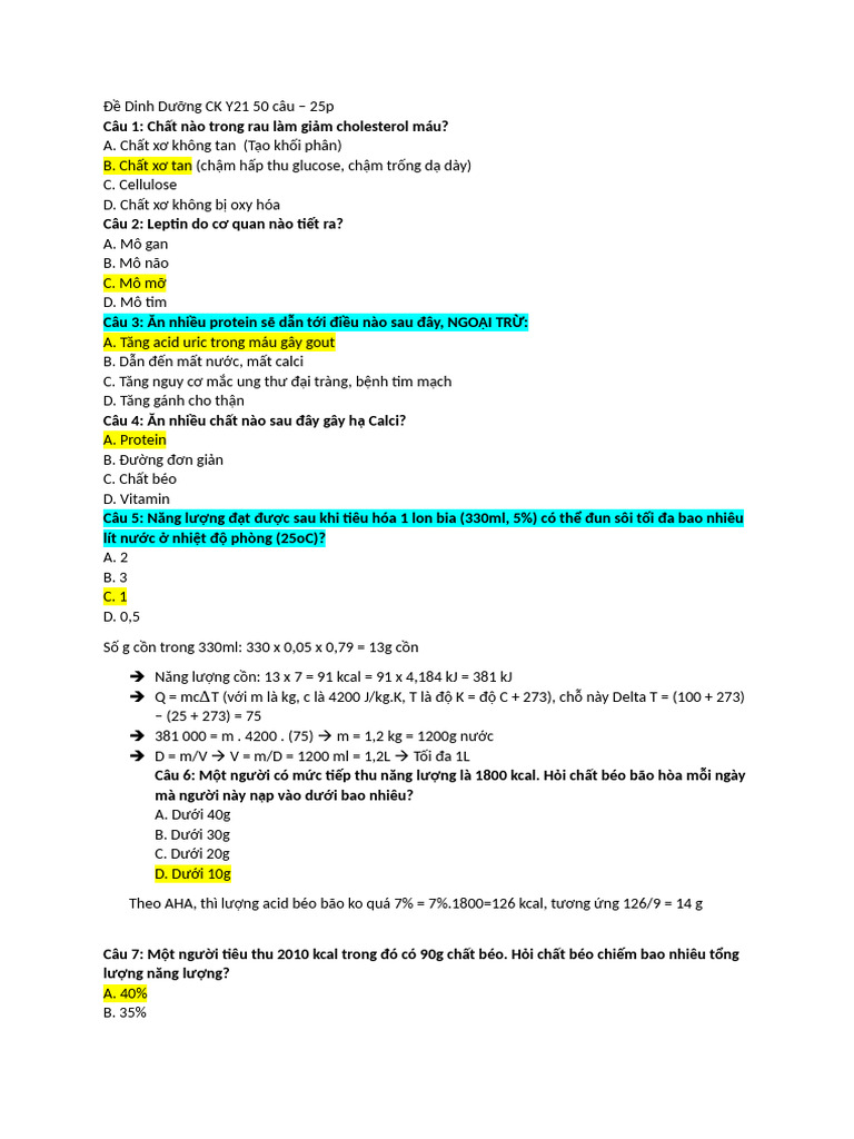 Dinh Dư NG - CK - Y21 | PDF