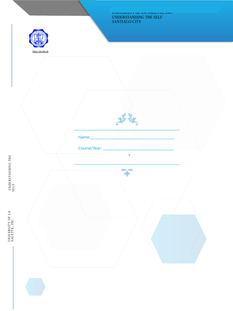 Prelim Modules in UTS | PDF | Id | Self Concept