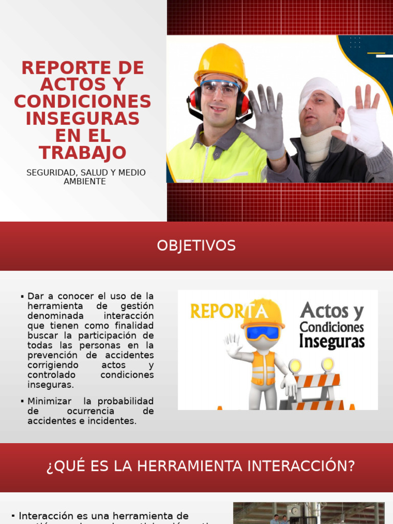 Reporte de Actos y Condiciones Inseguras en El Trabajo | PDF