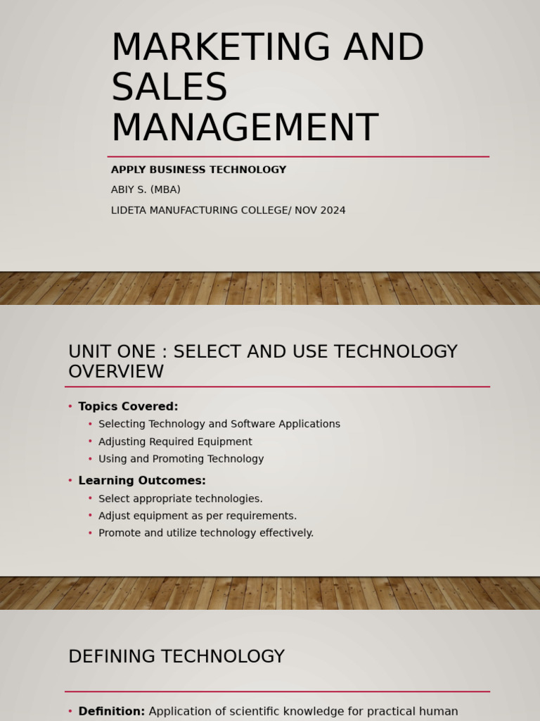 Apply Business Technology Unit 1 | PDF | Software | Application Software