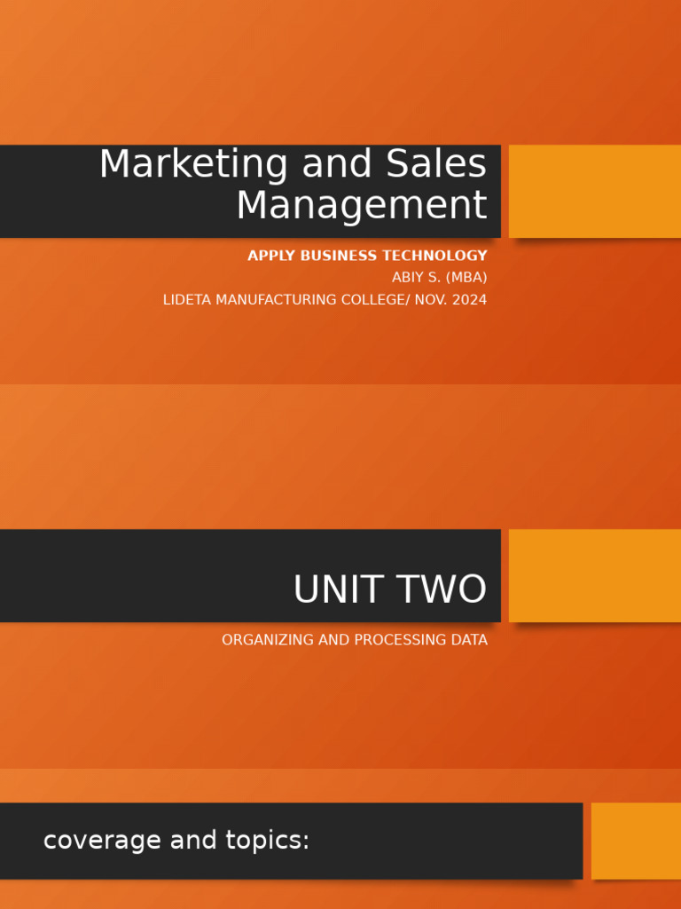 Apply Business Technology Unit 2 | PDF | Databases | Sql