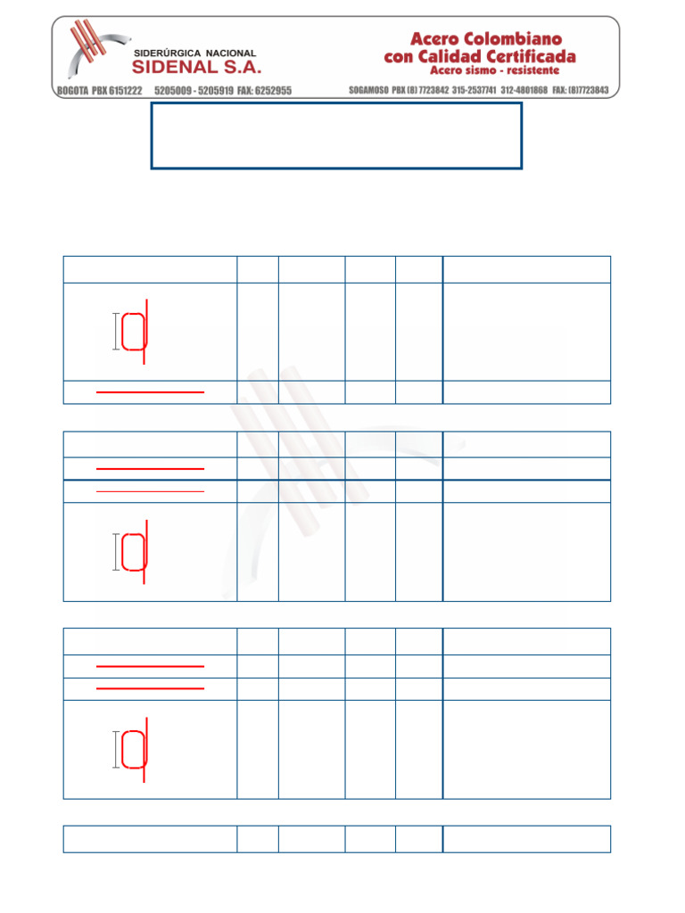 Muros Piso 1 A Piso 5 Ue2 | PDF