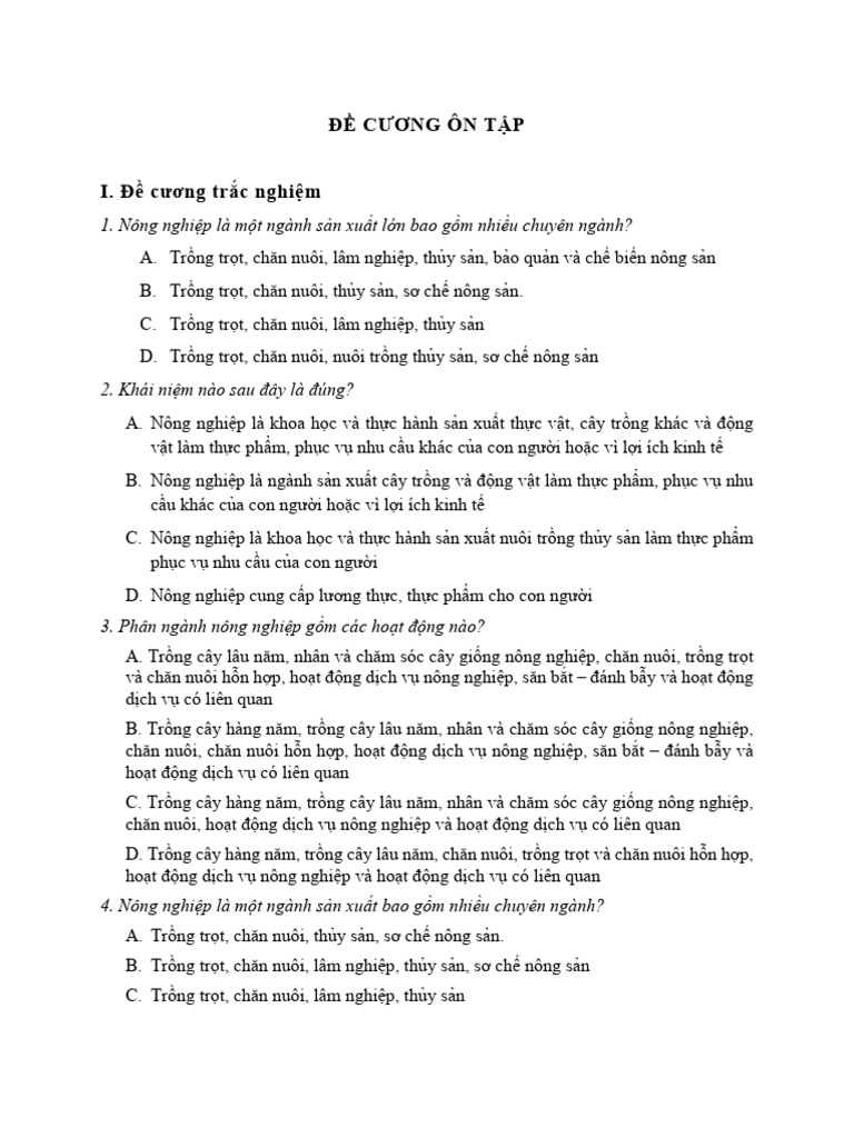 12_12_ 2024_ĐỀ CƯƠNG gửi SV | PDF