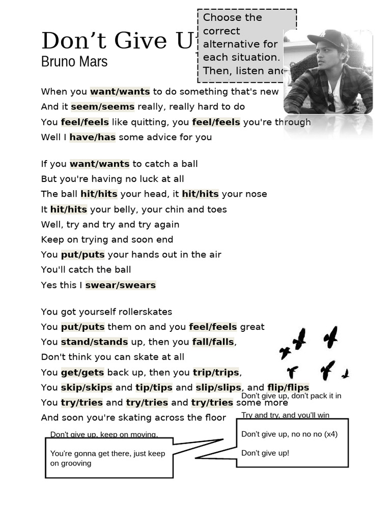 Don't Give Up: A Motivational Guide | PDF
