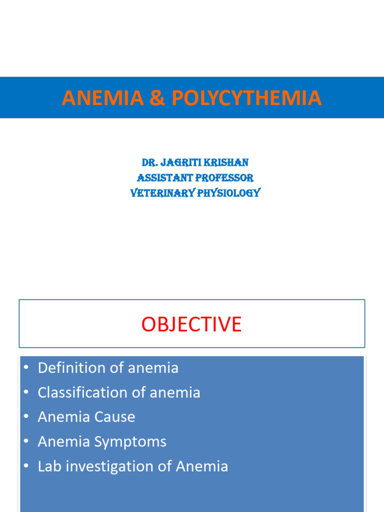 ANEMIA AND POLYCYTHEMIA | PDF | Anemia | Red Blood Cell