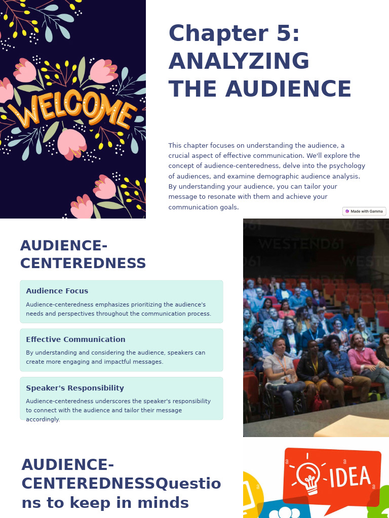 Chapter 5 Analyzing the Audience | PDF | Communication | Gender Studies