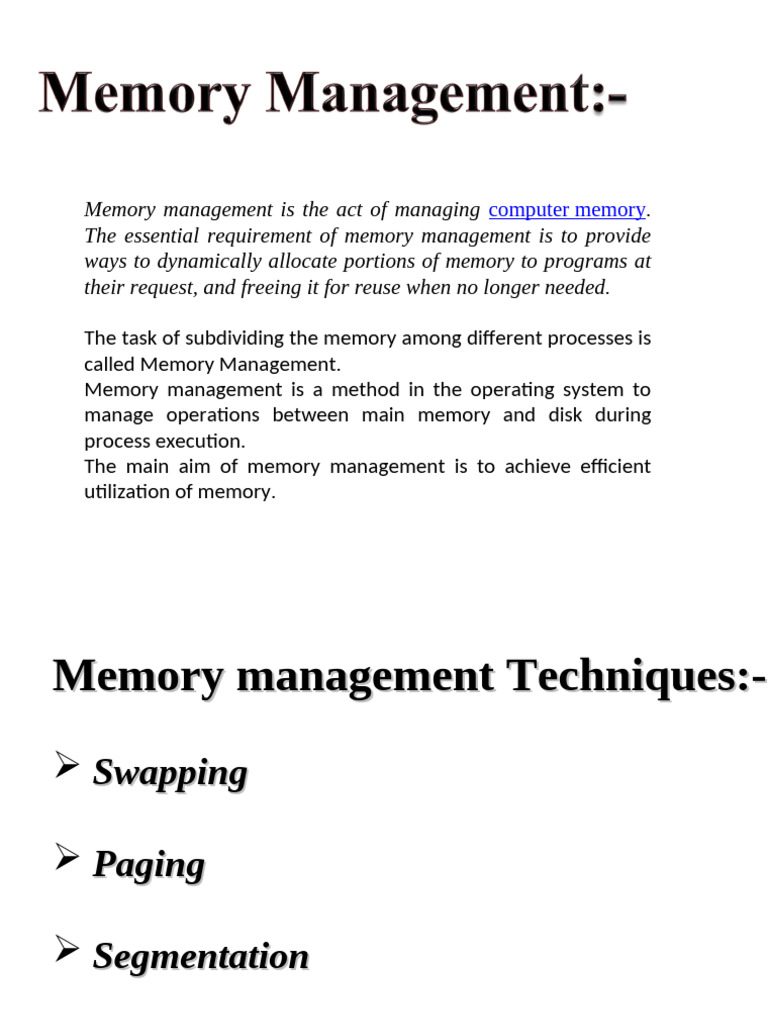 Updated-4th unit--OS | PDF | Computer Data Storage | Process (Computing)
