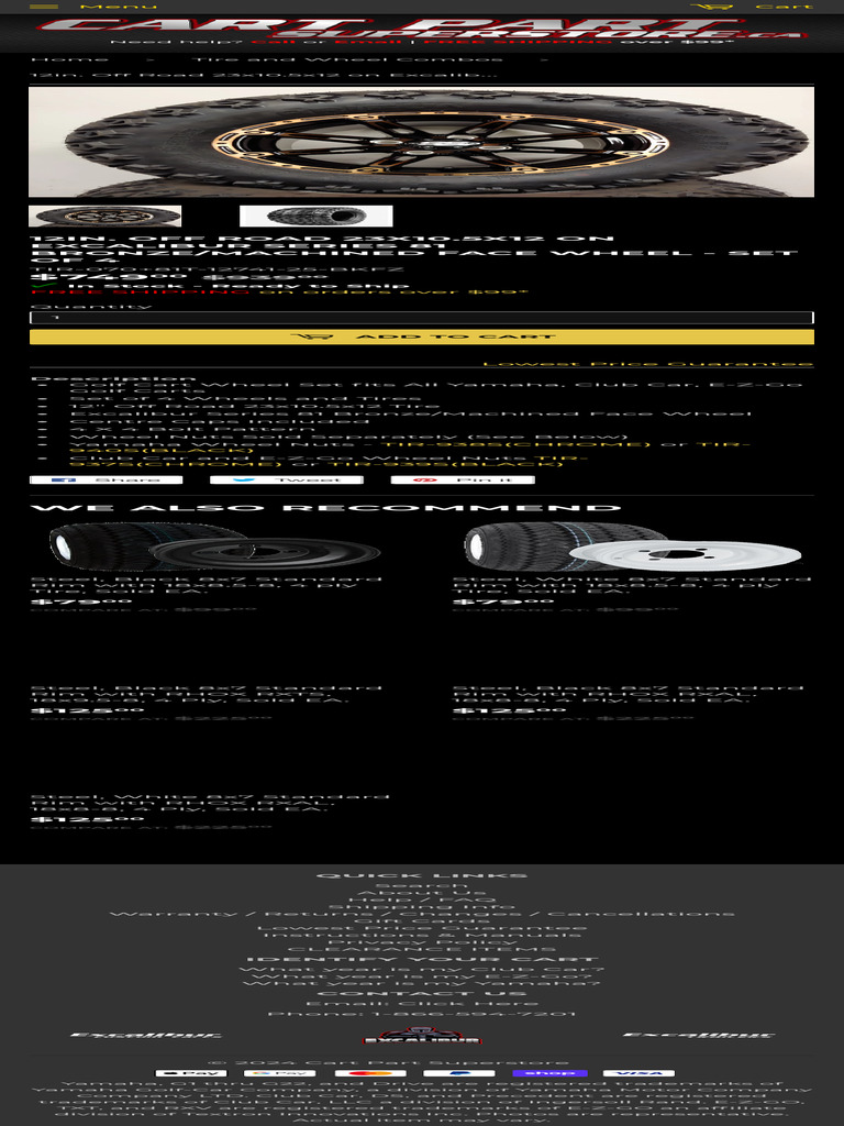 12in. Off Road 23x10.5x12 On Excalibur Series 81 BronzeMachined Face ...