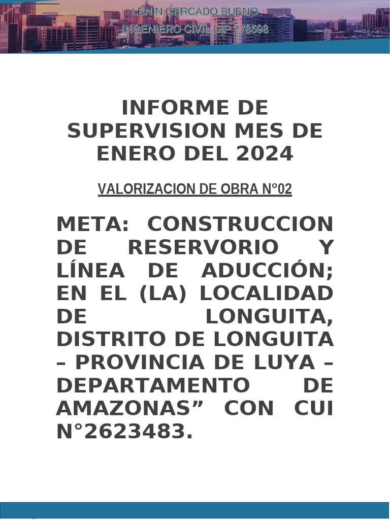 Informe de Conformidad Valo 02 | PDF