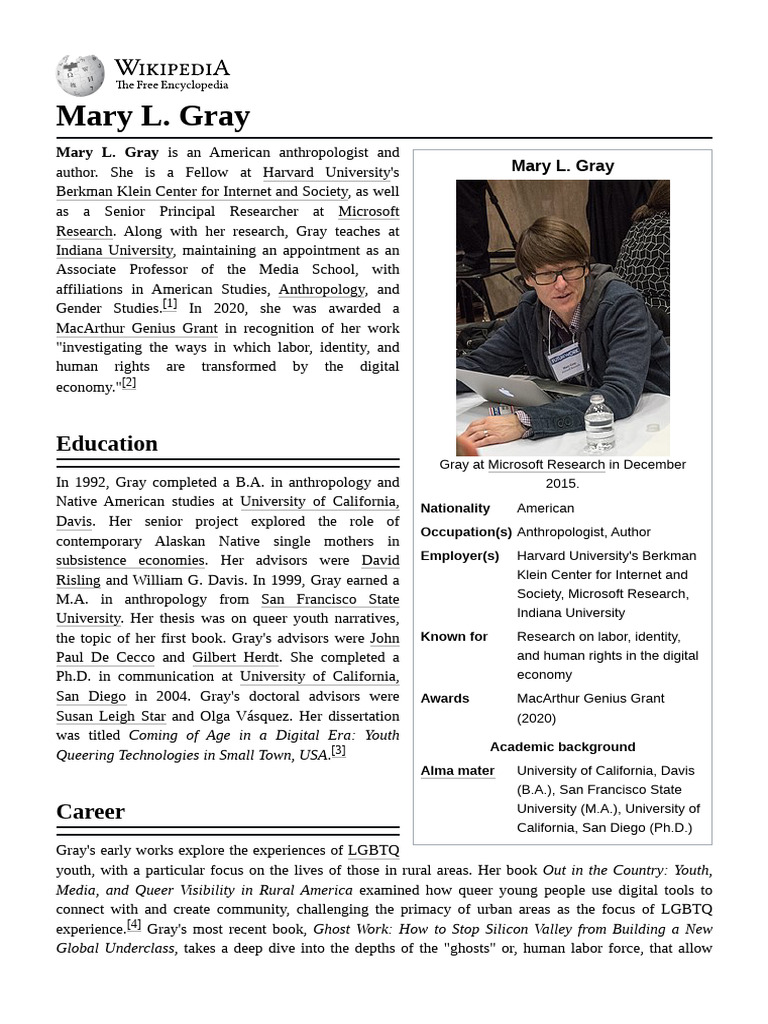 Mary_L._Gray | PDF | Lgbt | LGBTQIA+ Studies