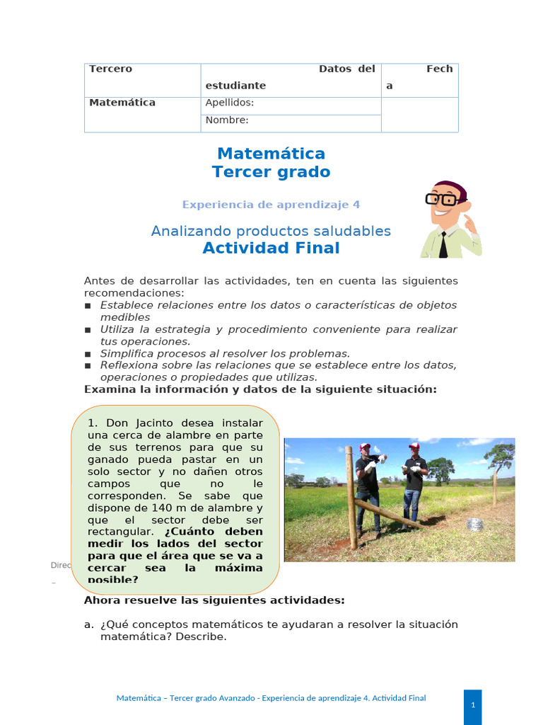 MAT3 EA4 Act 3 Final Analizando Productos Saludables | PDF | Triángulo ...