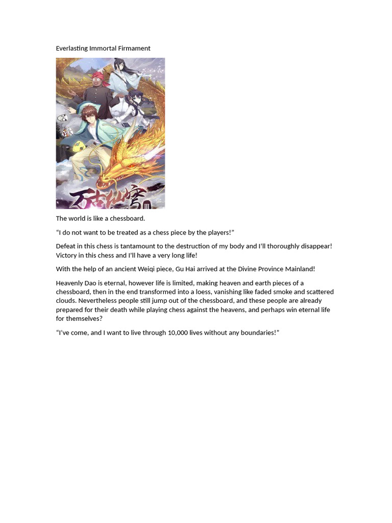 Everlasting Immortal Firmament | PDF