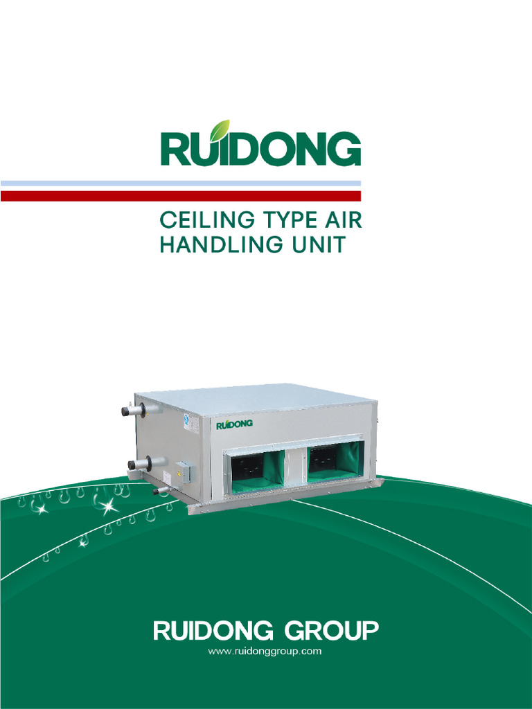 Ceiling Type Air Handling Unit | PDF