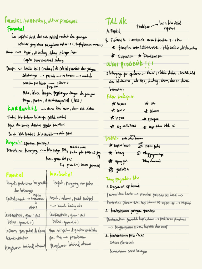 Furunkel Karbunkel Ulkus Piogenik | PDF