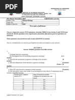 Life Sciences Term 1 2025 Grade 11 Task 1 Practical Memo-Akbvzr (1 ...