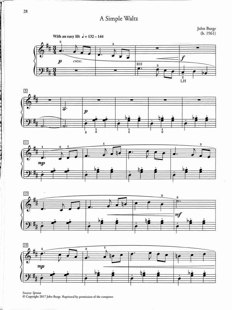 A Simple Waltz | PDF