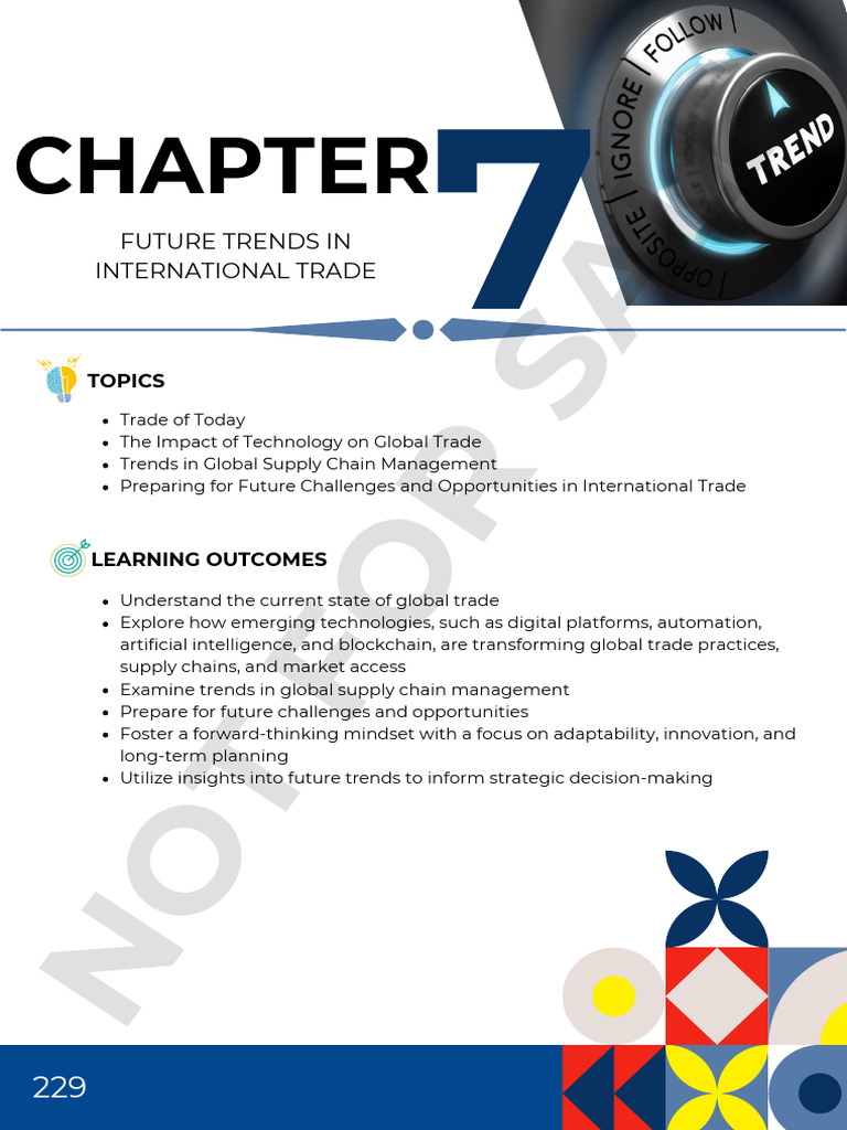 (Chapter 7) International Business and Trade | PDF | Supply Chain ...