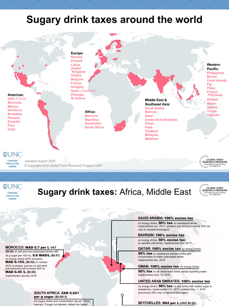 SugaryDrink Tax Maps 2020 August REV | PDF | Drink | Soft Drink