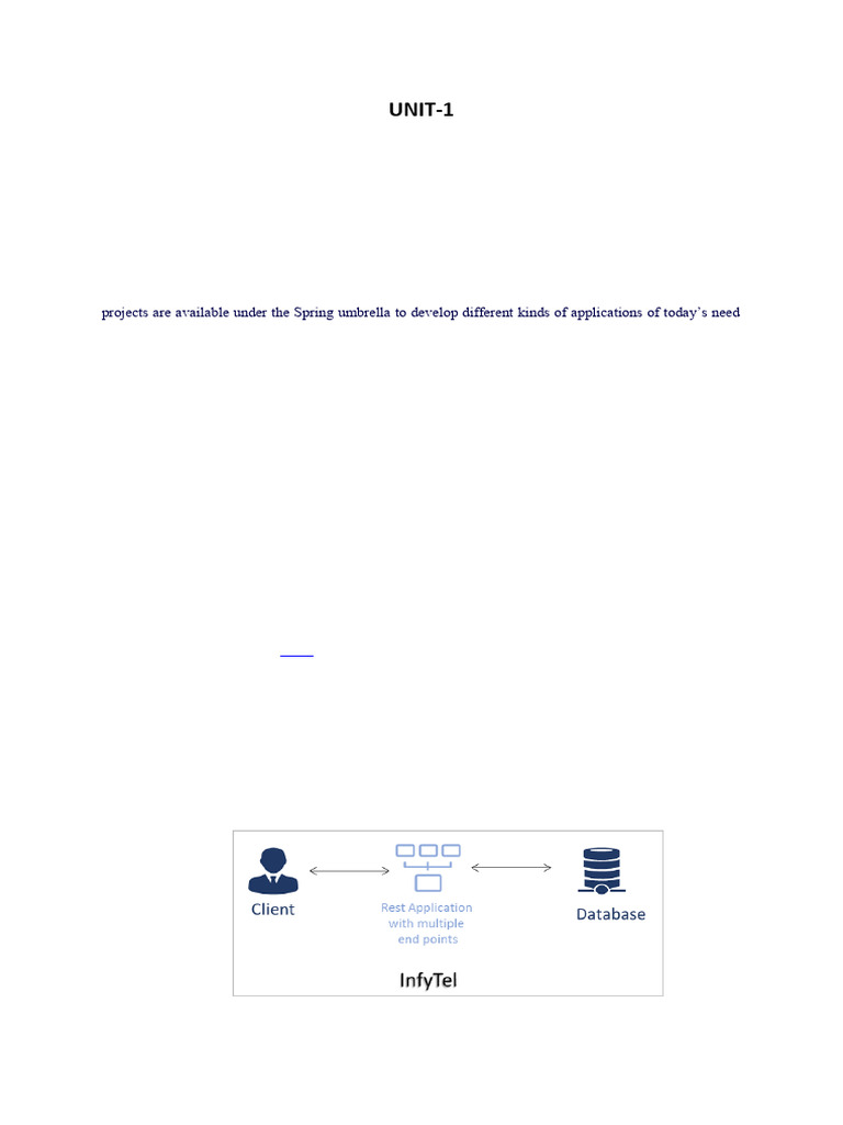UNIT-1 material (1) | PDF | Spring Framework | Programming
