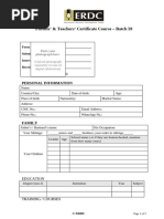 COSDEC Application Form 2023 Swakopmund | PDF | Identity Document