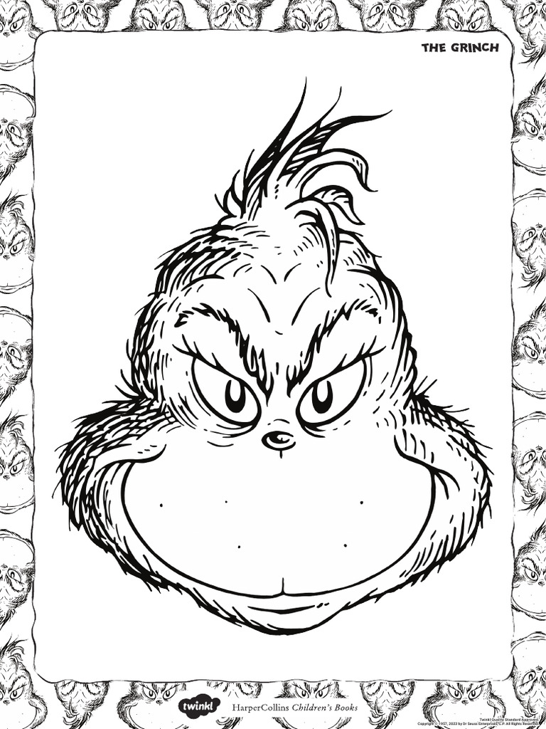 Grinch Coloring Page | PDF