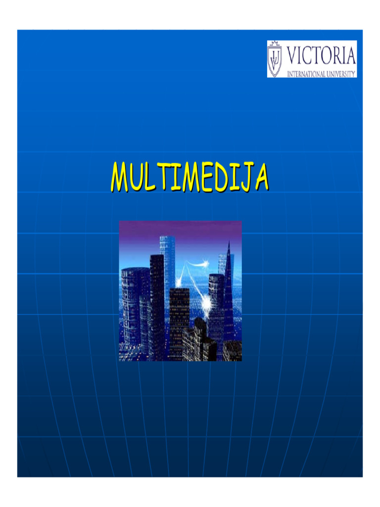 O Multimediji | PDF