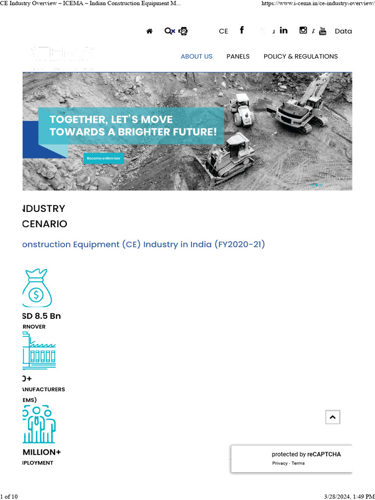 CE Industry Overview - ICEMA | PDF | Dumping (Pricing Policy) | Economies