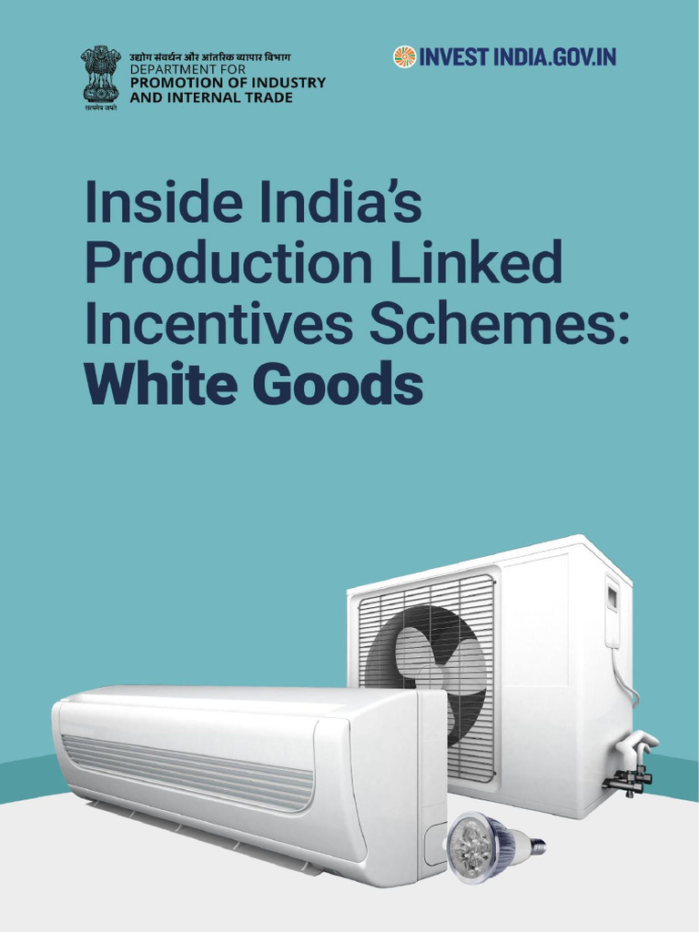 Invest India - PLI Scheme White Goods-1 | PDF | Efficient Energy Use ...
