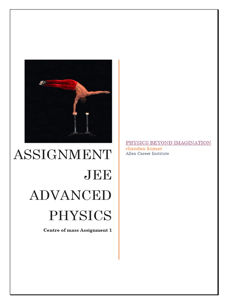 Centre of mass_Assignment_1 | PDF | Collision | Force
