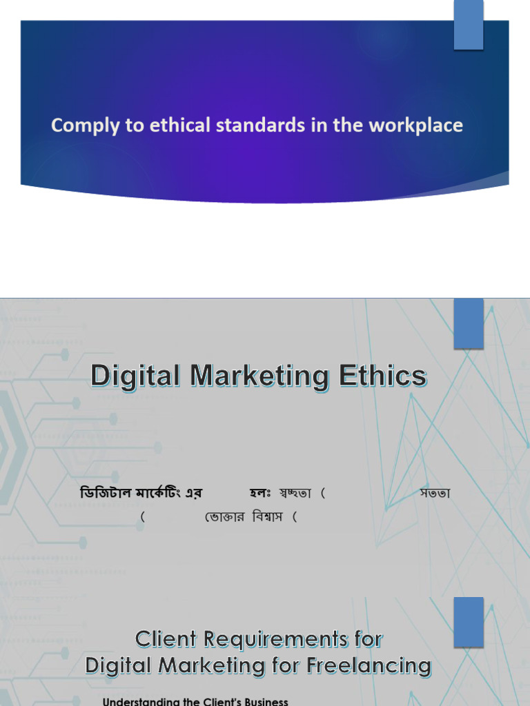 Digital Marketing Ethics and Standards | PDF | Digital Marketing ...