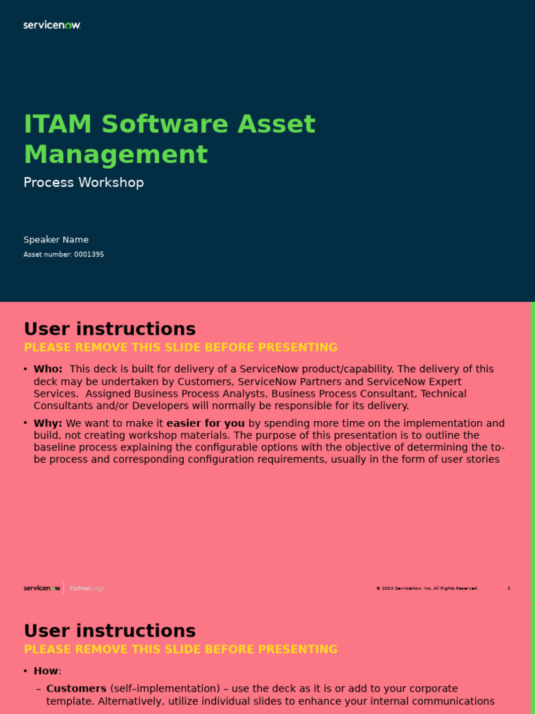 ITAM - SAM - Process Workshop - Xanadu | PDF | Software As A Service ...
