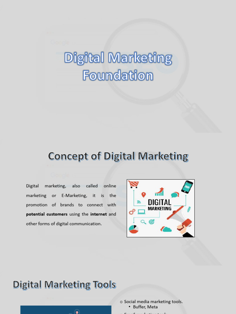Digital Marketing Foundation | PDF | Digital Marketing | Marketing