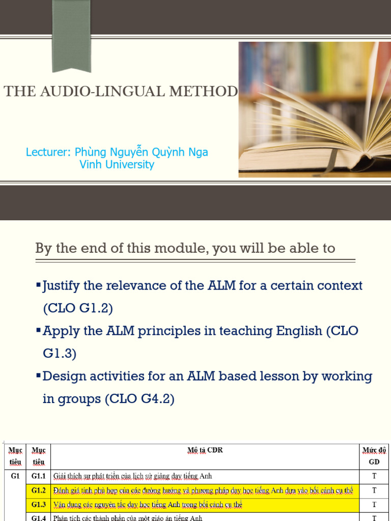 Week 3.3. - AudioLingual Method - Lesson 1 | PDF