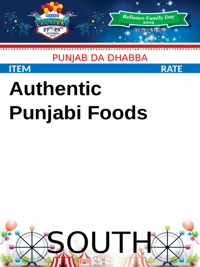 RFD Stall Menu | PDF | Ice Cream | French Fries