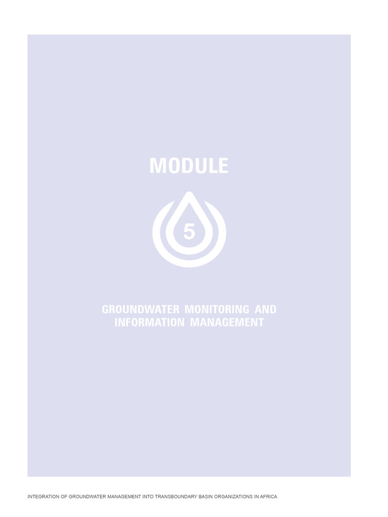 Module_5 | PDF | Groundwater | Aquifer