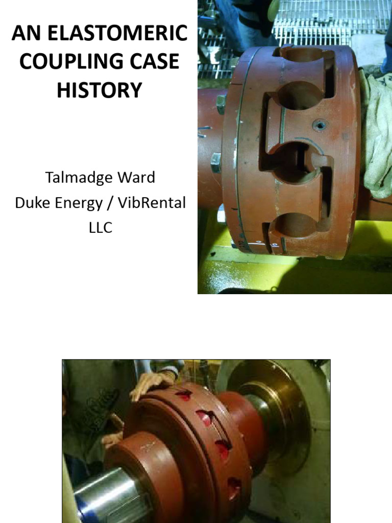 Elastomeric Coupling Case History | PDF | Mechanical Engineering | Mechanics