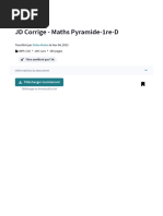 Pyramide Tle D - Maths | PDF