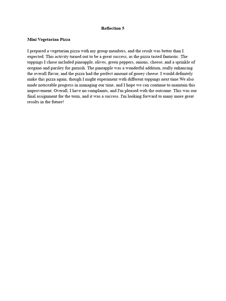 Reflection #5 | PDF